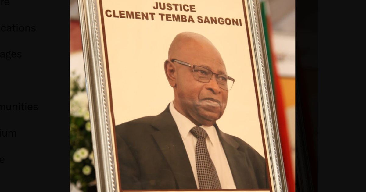 Former EC Judge President Clement Themba Sangoni described as a 'humble legal giant'