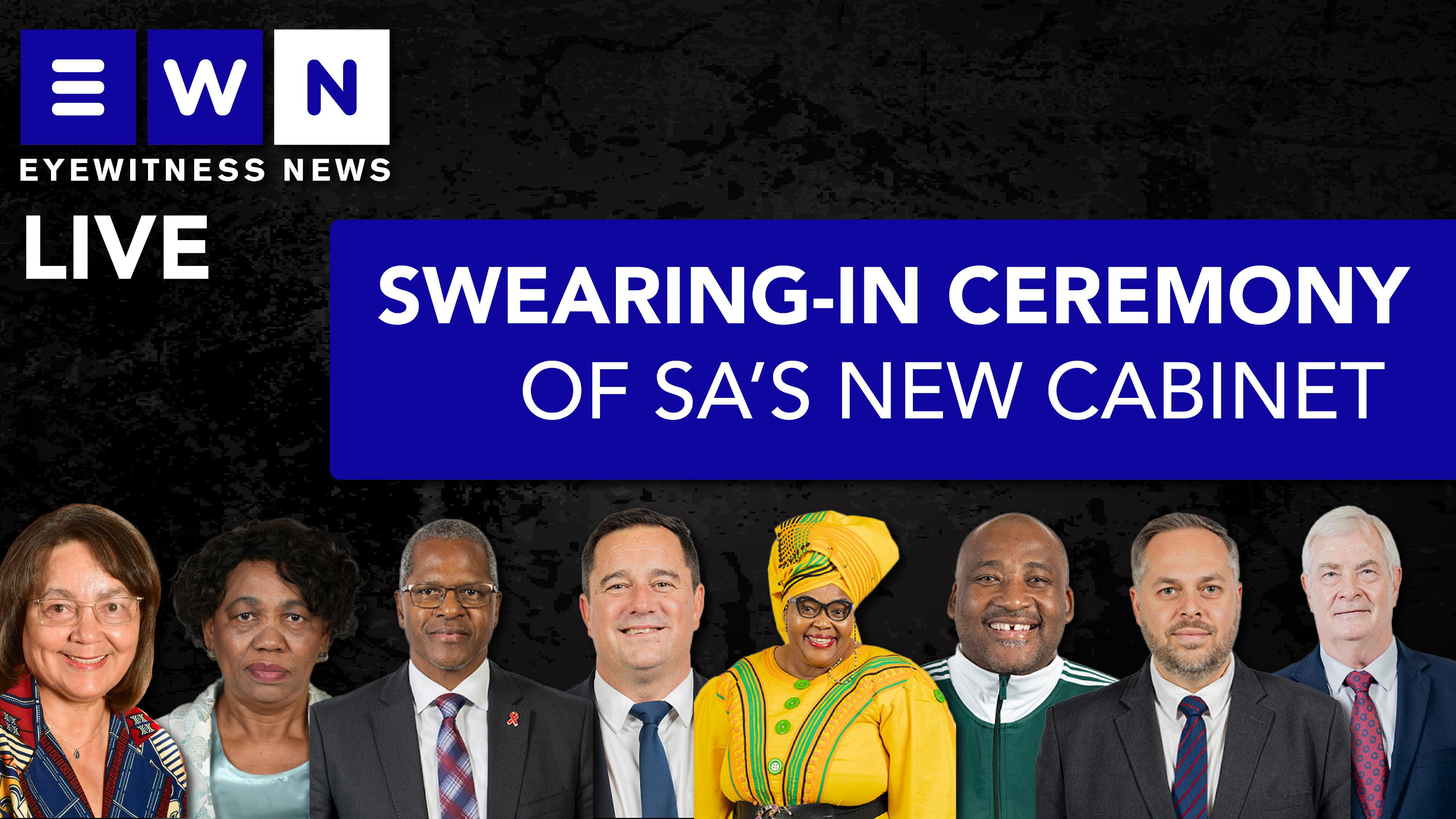 WATCH LIVE: The swearing-in ceremony of South Africa's new Cabinet