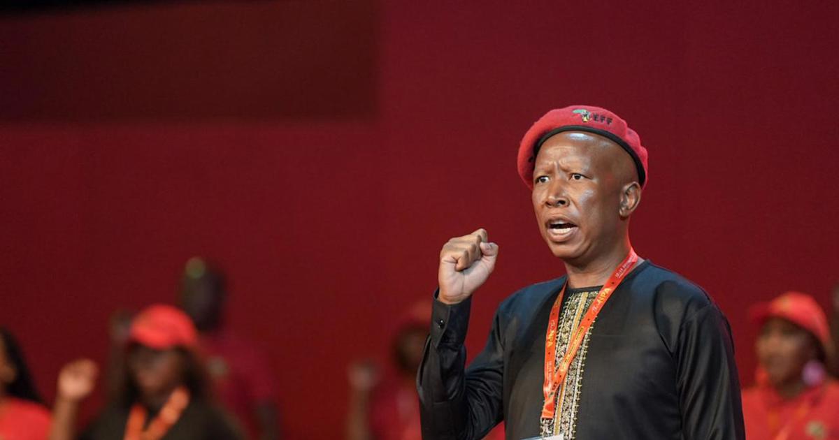 Malema defends EFF's ideological stance against critics who label him a ...