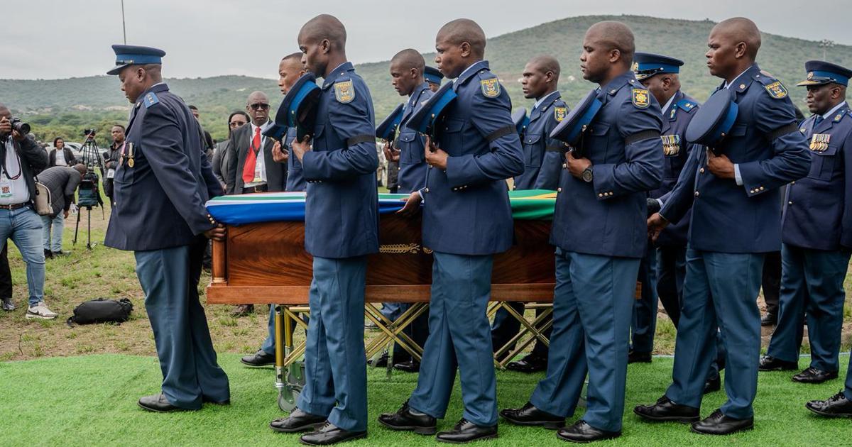 Special official funeral underway for late Ambassador Nathi Mthethwa in ...