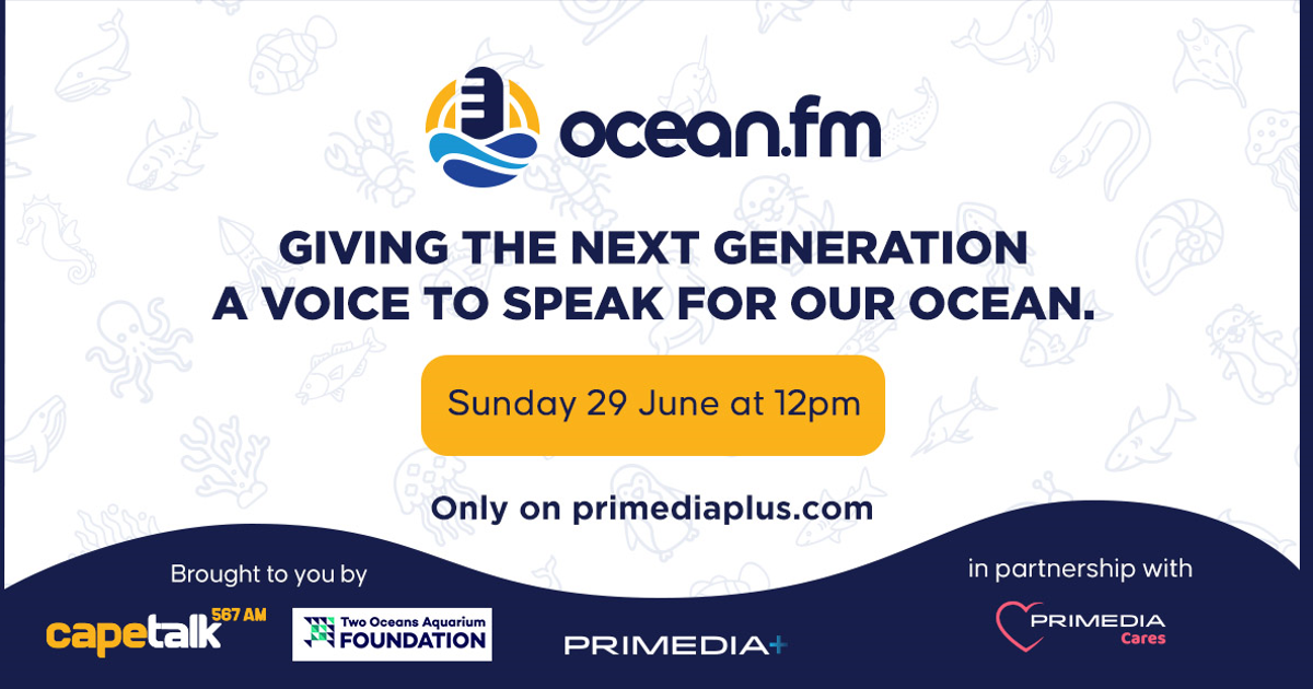Ocean FM launches on Primedia Plus! Tune in at 12pm on 29 June - brought to you by Primedia ...