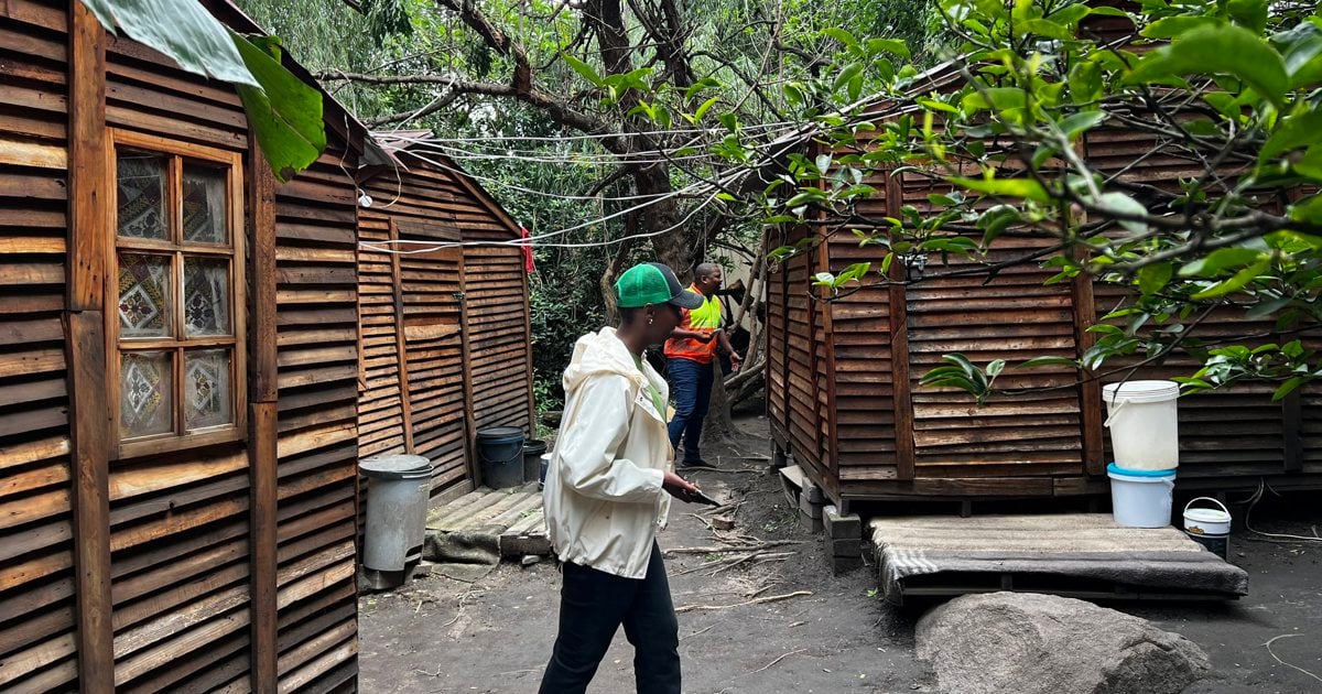 PICS: Hijacked Bryanston mansion reveals informal settlement with over ...