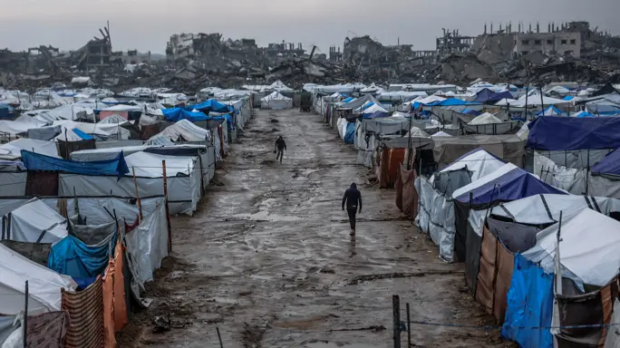 Gaza civil defence says 16 dead as heavy rains batter territory