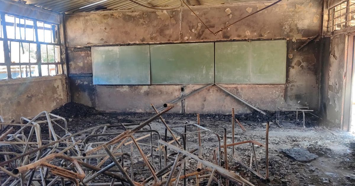 Riverlea school fire: Gauteng police open case of arson