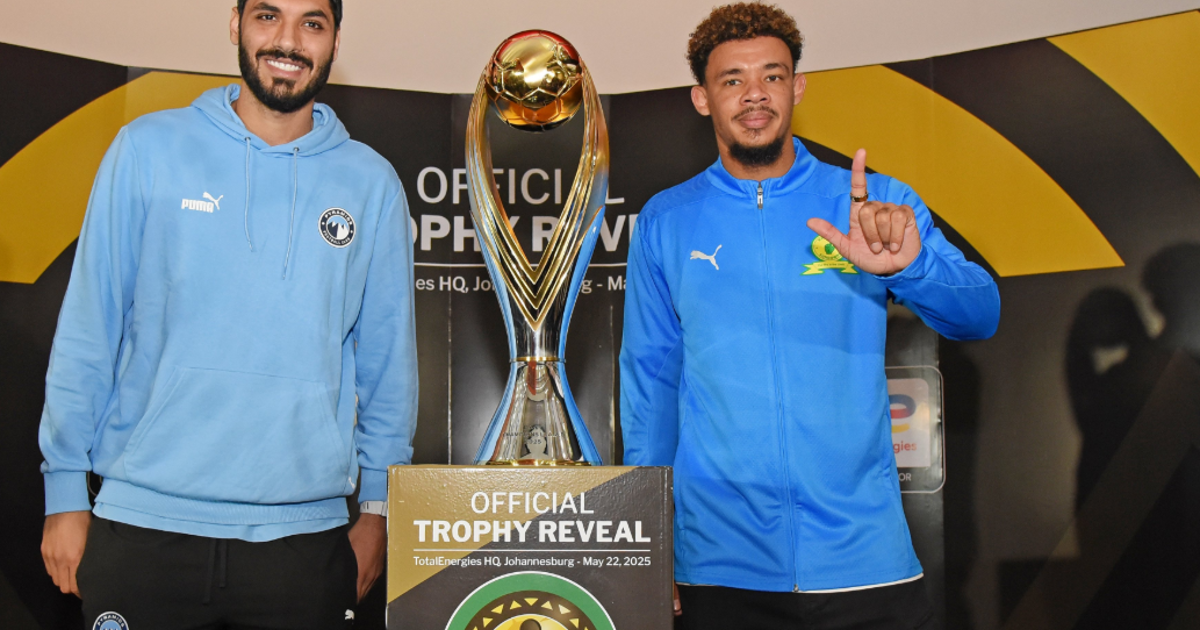 CAF unveils new trophy ahead of Sundowns and Pyramids showdown