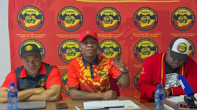 SAMWU threatens to bring Gauteng to a standstill if demands are not met