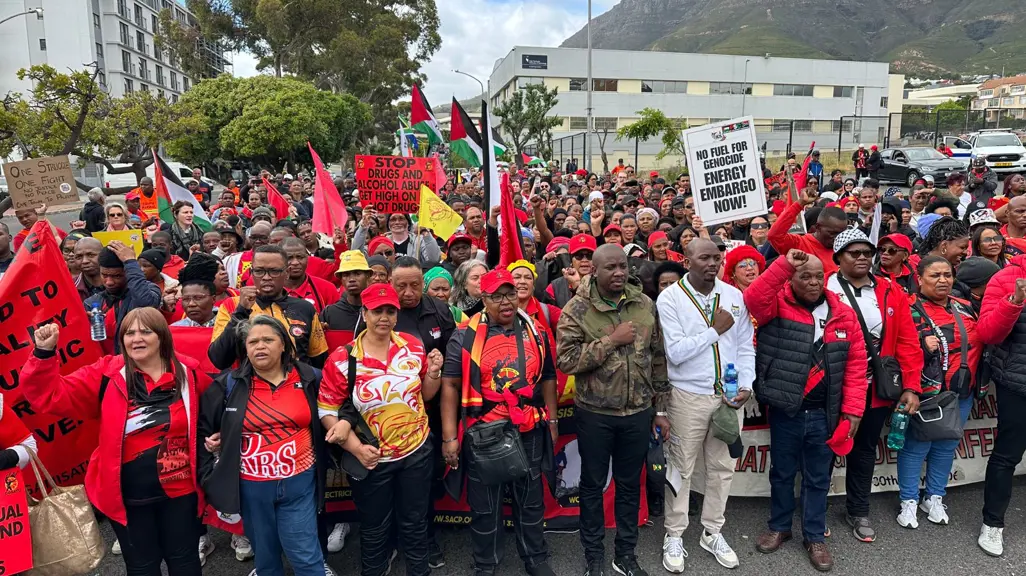 PSC Joins COSATU march, links Palestinian and South African workers ...