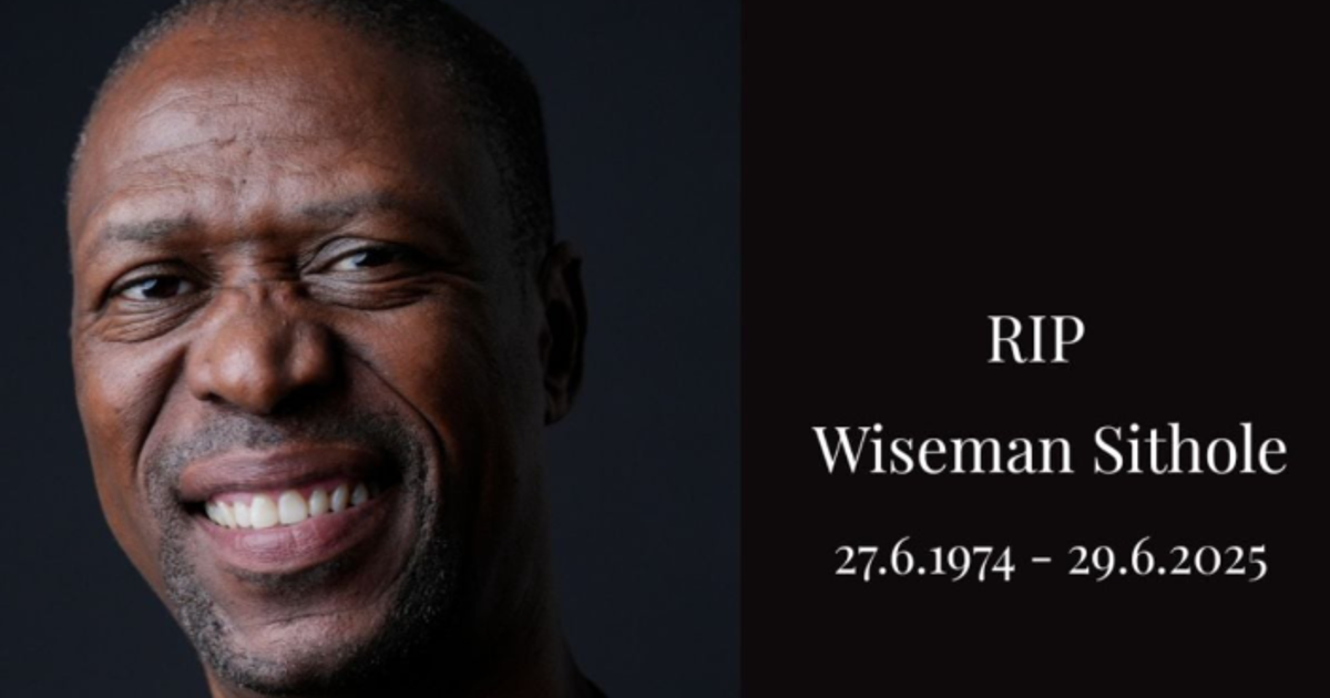 'Shooting Stars' and '90 Plein Street' actor Wiseman Sithole (51) dies