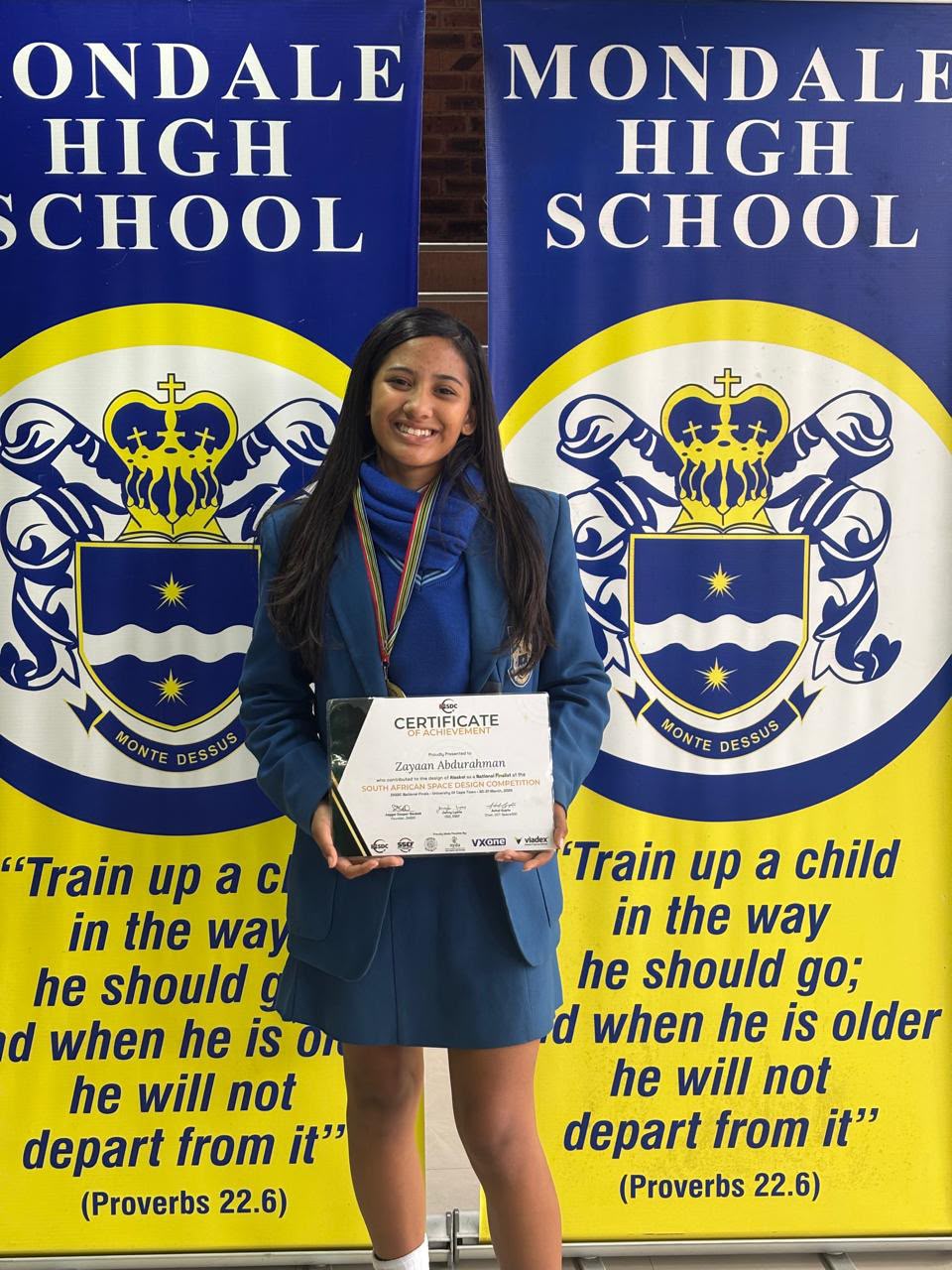 Mitchells Plain pupil selected for global space competition at NASA