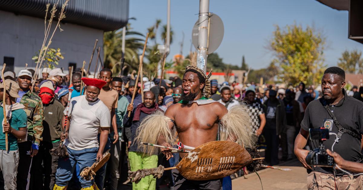 IN PICS: KwaThema residents march for immediate deportations, rejecting ...