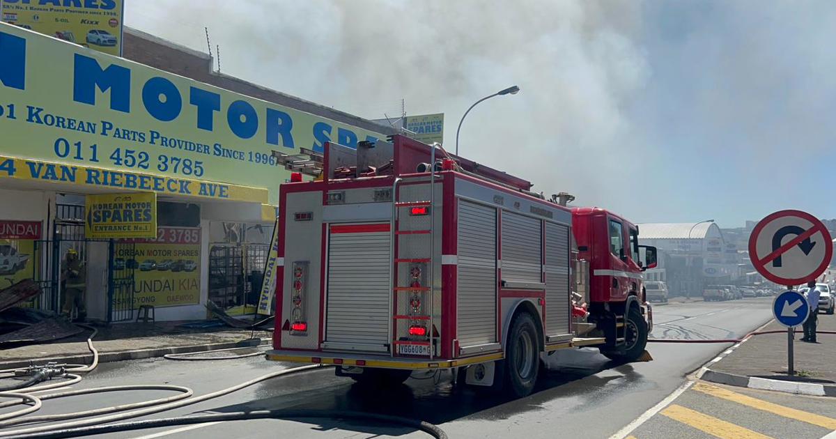 Cause of fire at Edenvale store still being investigated