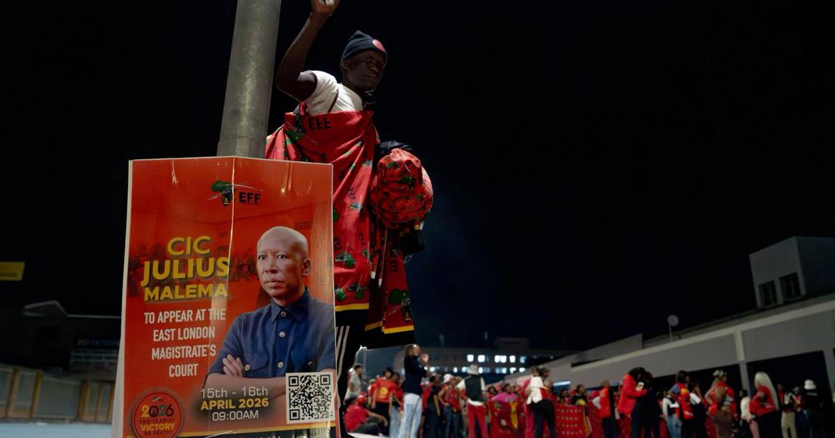 Malema says not deterred as firearm discharge sentencing nears